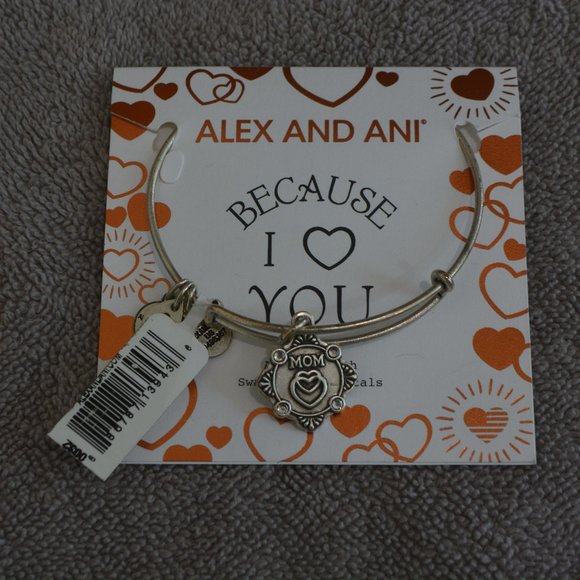 Alex and Ani | Jewelry | Nwt Because I Love You Alex And Ani Mom ...